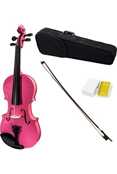 İdol Keman Pembe Renk 3/4 Tam Set Keman İdol Keman Pembe Renk 3/4 Tam Set Keman
