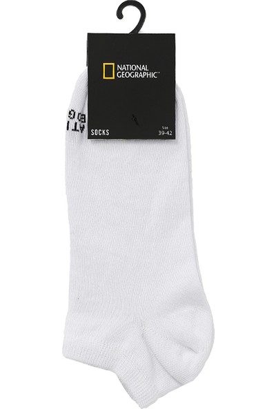 National Geographic Erkek Beyaz Çorap