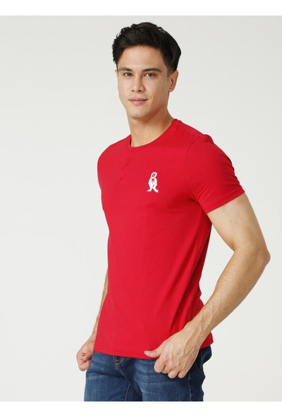 National Geographic Kırmızı Bisiklet Yaka Erkek T-Shirt National Geographic Kırmızı Bisiklet Yaka Erkek T-Shirt