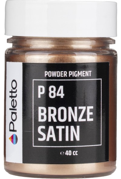 Paletto P84 Saten Bronz Metalik Toz Pigment Epoksi Boya 40CC Paletto P84 Saten Bronz Metalik Toz Pigment Epoksi Boya 40CC