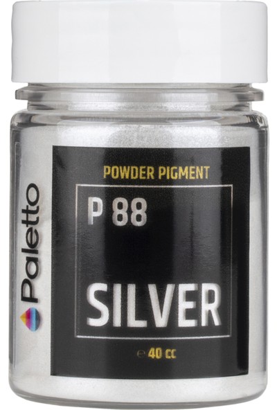 Paletto P88 Gümüş Metalik Toz Pigment Epoksi Boya 40CC Paletto P88 Gümüş Metalik Toz Pigment Epoksi Boya 40CC