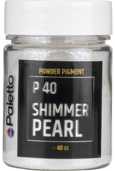 Paletto P40 Parlak Inci Toz Pigment Epoksi Boya 40CC Paletto P40 Parlak Inci Toz Pigment Epoksi Boya 40CC