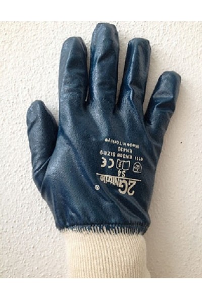 2G Nitrile Petrolcü Ağır Hizmet Eldiveni 2g S4 Nitrile Eldiven 10 Numara (1 Çift(