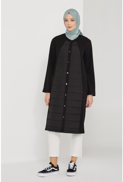 Armine Kapitoneli Hırka 21K5500 Siyah
