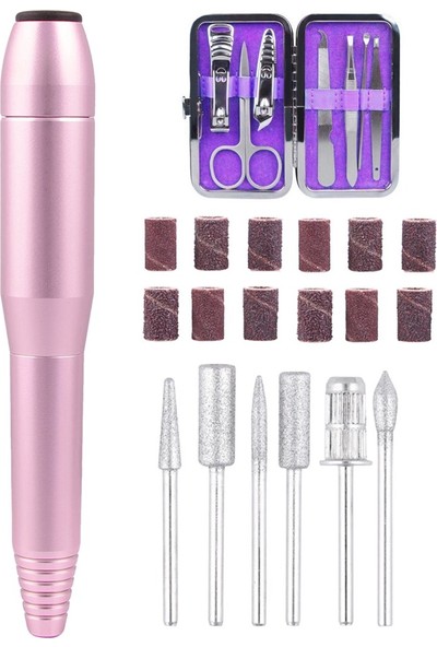 Tcherchi Taşınabilir Mini Elektrikli Tırnak Manikür Pedikür Aletleri (Yurt Dışından)