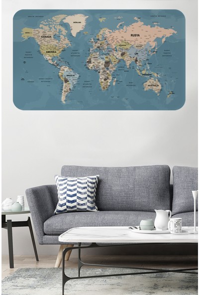 Harita Sepeti Türkçe Eğitici Ülke ve Başkent Okyanus Detaylı Atlası Dekoratif Dünya Haritası Duvar Sticker Harita Sepeti Türkçe Eğitici Ülke ve Başkent Okyanus Detaylı Atlası Dekoratif Dünya Haritası Duvar Sticker