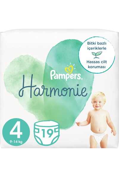 Prima Pampers Harmonie Bebek Bezi 4 Beden 19’lu