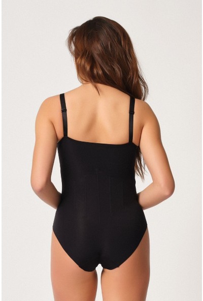 Emay Siyah Emay 2944 Sırt Destekli Badi Emzirme Korse