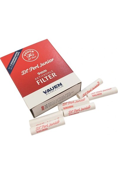 40'lı Dr. Perl Junior Vauen Filtre 9 mm. Pipo Filitresi pp10 40'lı Dr. Perl Junior Vauen Filtre 9 mm. Pipo Filitresi pp10