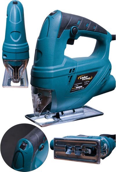 Lieber German Teknoloji Bakır Sargılı 3400 W Professional Devir Ayarlı Dekupaj Bıçkı Testere Makinası Lieber German Teknoloji Bakır Sargılı 3400 W Professional Devir Ayarlı Dekupaj Bıçkı Testere Makinası