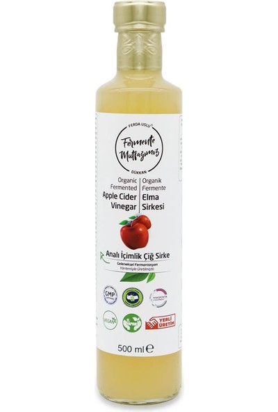 Fermente Mutfağım Organik Elma Sirkesi