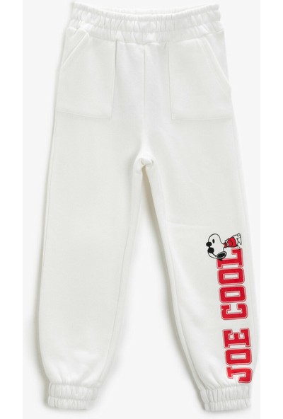 Koton Snoopy Baskılı Jogger Eşofman Altı Lisansli Koton Snoopy Baskılı Jogger Eşofman Altı Lisansli
