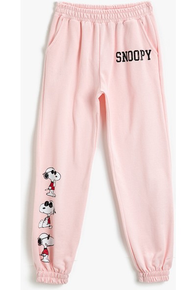 Koton Snoopy Lisanslı Baskılı Eşofman Altı Pamuklu