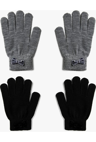 Koton Kadın Fiyonk Detayli Eldiven