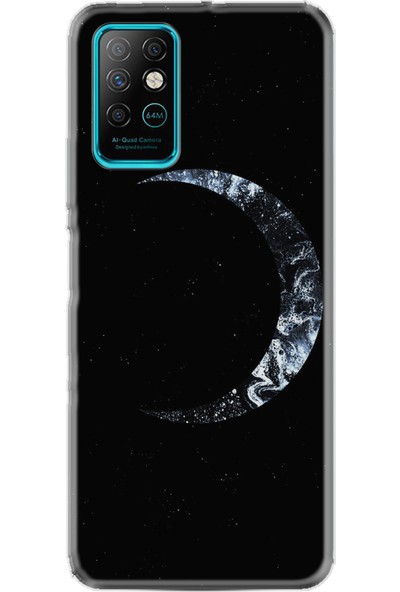 Infinix Note 8 Kılıf Silikon Desen Özel Seri Yalnız Ay 1744 Infinix Note 8 Kılıf Silikon Desen Özel Seri Yalnız Ay 1744