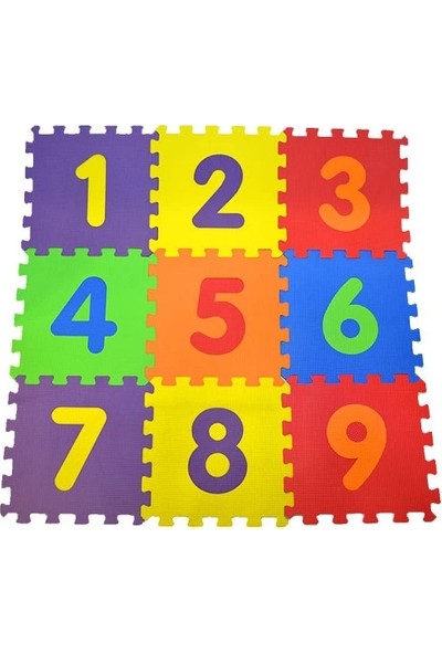 Hızlıxavm 9 Parça Çocuk Oyun Karosu Eva Puzzle Yer Matı Sayılar Eğitici Oyun Halısı Hızlıxavm 9 Parça Çocuk Oyun Karosu Eva Puzzle Yer Matı Sayılar Eğitici Oyun Halısı