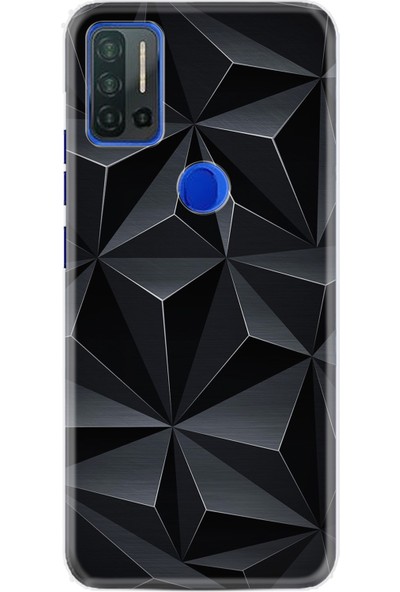 Reeder P13 Blue Max Pro Kılıf Silikon Desen Özel Seri Prizmalar 1782