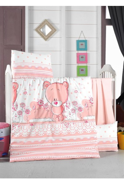 Komfort Home Bebek Uyku Seti %100 Pamuk / Pinky Komfort Home Bebek Uyku Seti %100 Pamuk / Pinky