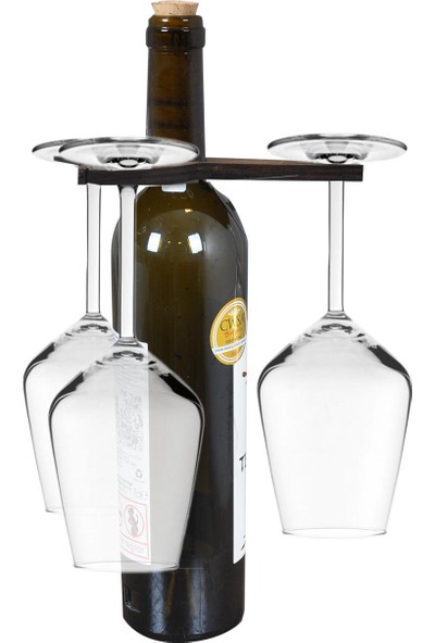 X-Perk Ahşap Şarap Kadehliği 3'lü