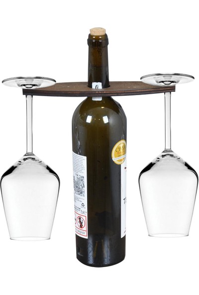 X-Perk Ahşap Şarap Kadehliği 2'li