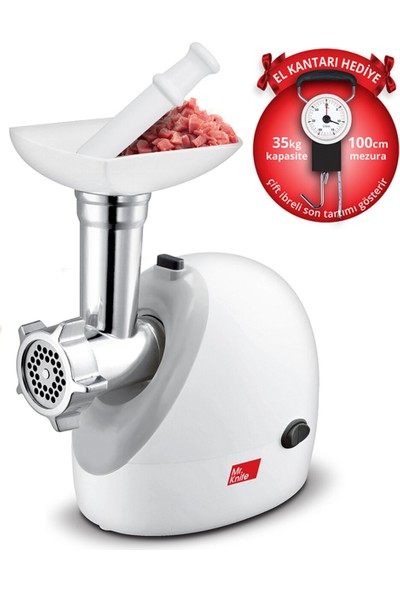 Mr. Knife Mr.knife MRMG-8121 Kıyma/salça Makinesi Mr. Knife Mr.knife MRMG-8121 Kıyma/salça Makinesi