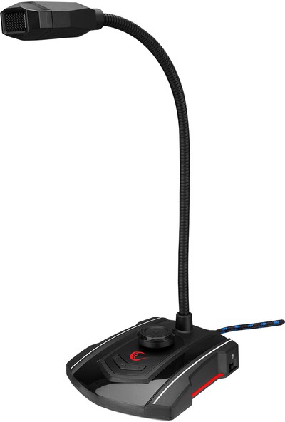 Rampage Sn-Rmx9 USB Oyuncu Masaüstü Mikrofon - Siyah Rampage Sn-Rmx9 USB Oyuncu Masaüstü Mikrofon - Siyah