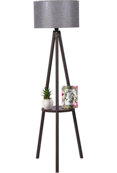 Koç Vizyon Üç Ayaklı Sehpalı Gri Lambader Koç Vizyon Üç Ayaklı Sehpalı Gri Lambader