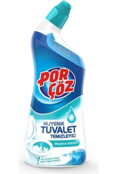 Porçöz Hijyenik Tuvalet Temizleyici Jel Okyanus Esintisi 750 ml Porçöz Hijyenik Tuvalet Temizleyici Jel Okyanus Esintisi 750 ml