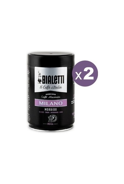 Bialetti Milano Usulü Öğütülmüş Kahve 2 x 250 gr