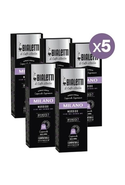 Bialetti Nespresso Uyumlu Milano Kapsül 50'li Bialetti Nespresso Uyumlu Milano Kapsül 50'li