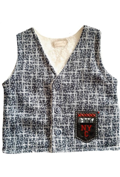 Içi Welsoftlu Kışlık Erkek Bebek Yelek