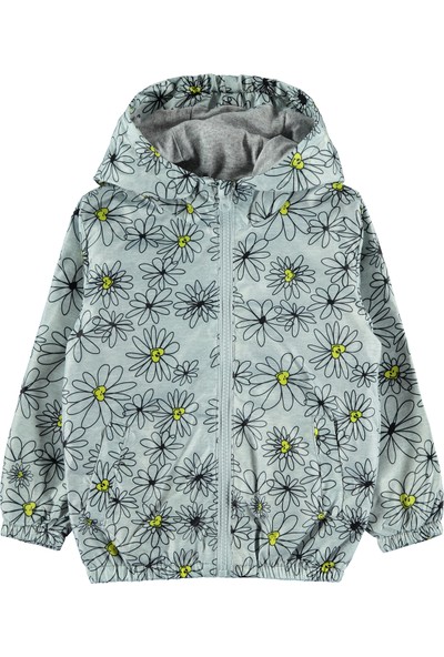 Civil Girls Kız Çocuk Kapüşonlu Yağmurluk 2-5 Yaş Karmelanj