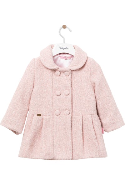 Babydola Kız Bebek Düğmeli Mont