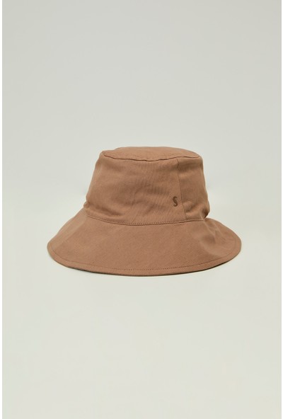 Suud Collection Kahverengi Safari Bucket Şapka