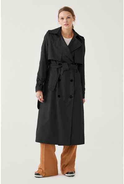 Suud Collection Klasik Uzun Trençkot