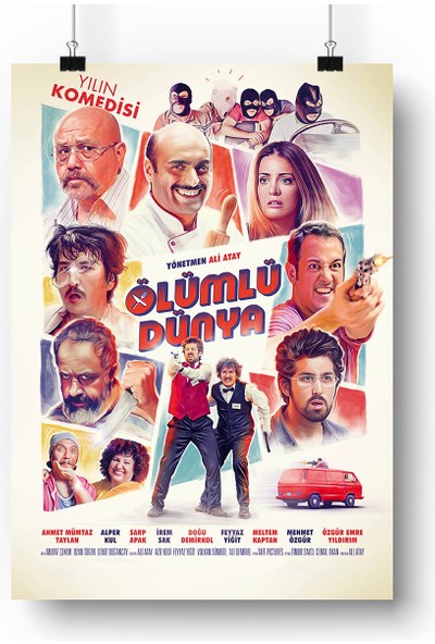 Saredesing Ölümlü Dünya Afiş Posteri 35 x 50 cm Saredesing Ölümlü Dünya Afiş Posteri 35 x 50 cm