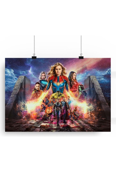 Saredesing Avengers End Game Film Afiş Posteri 35 x 50 cm