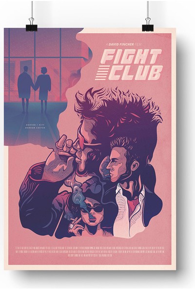 Saredesing Fight Club Film Afişi 50 x 70 cm Saredesing Fight Club Film Afişi 50 x 70 cm