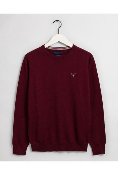 Gant Erkek Bordo Regular Fit Triko Kazak 83101.605 Gant Erkek Bordo Regular Fit Triko Kazak 83101.605