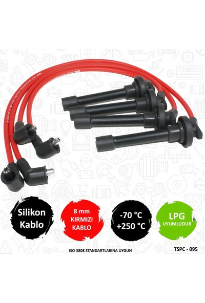 Tork 32722PO1000 - Honda Crx - Cıvıc - Integra - Buji Kablosu Tork 32722PO1000 - Honda Crx - Cıvıc - Integra - Buji Kablosu