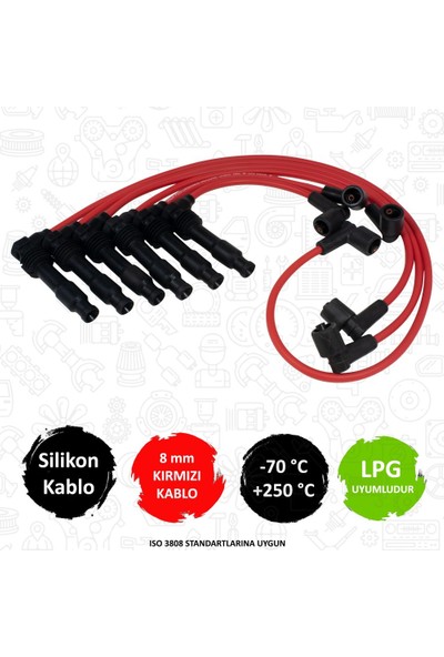 Tork 1612603 - Opel Omega B 2.5 3.0 V6 - Buji Kablosu