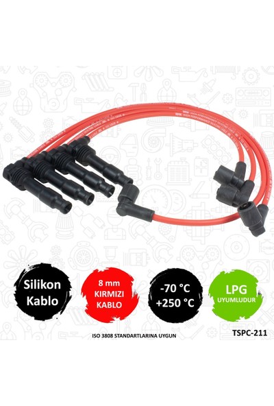 Tork 1612656 - Opel Frontera A 2.2 16V - Buji Kablosu Tork 1612656 - Opel Frontera A 2.2 16V - Buji Kablosu