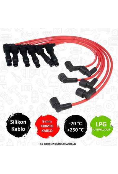 Tork 1612622 - Opel Vectra B 2.5 V6 - Buji Kablosu