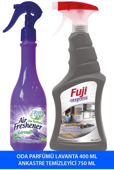 Fuji Ankastre Temizleyici 750 ml Paslanmaz Yüzel Temizleyici + Neon Lavanta Oda Spreyi 400 ml Fuji Ankastre Temizleyici 750 ml Paslanmaz Yüzel Temizleyici + Neon Lavanta Oda Spreyi 400 ml