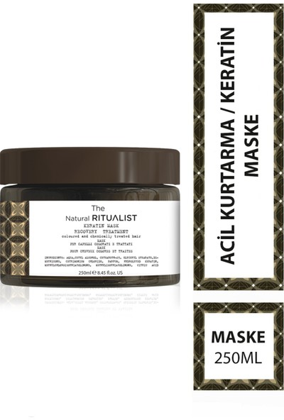 The Natural Ritualist Güçlendirici Onarıcı Keratin Saç Maskesi 250 ml The Natural Ritualist Güçlendirici Onarıcı Keratin Saç Maskesi 250 ml
