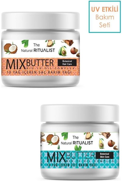 The Natural Ritualist Mix Butter Saç ve Cilt Bakım Paketi