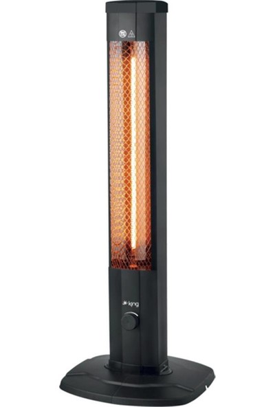 King K 6600 Warm 2000W Dikey Karbon Isıtıcı Siyah King K 6600 Warm 2000W Dikey Karbon Isıtıcı Siyah