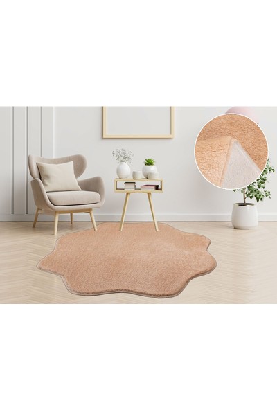 My Evilla Modern Dekoratif Halı Jel Kaymaz Taban Peluş Puffy Cappıcino Papatya Yolluk My Evilla Modern Dekoratif Halı Jel Kaymaz Taban Peluş Puffy Cappıcino Papatya Yolluk
