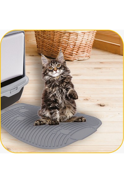 Kedi ve Köpek Tuvalet Paspası 41,5X36X5,5 cm Kedi ve Köpek Tuvalet Paspası 41,5X36X5,5 cm