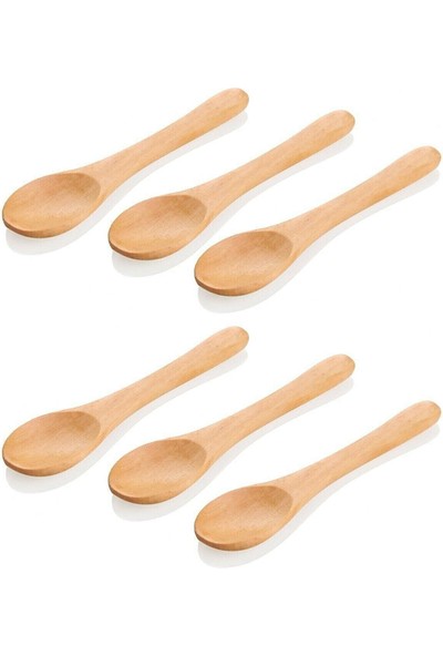 Morponi Bambu 6'lı Lüx Baharat Kaşığı
